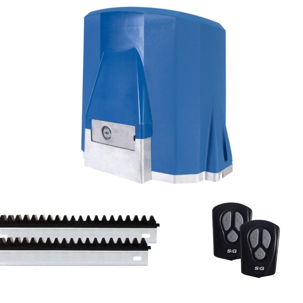 Kit SEG Motor de porton corredizo hasta 1000kg SOLO 1000 WAVE + 2 ...